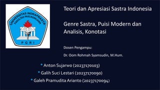 Salindia Genre Sastra, Puisi Modern dan Konotasi - TASI.pdf
