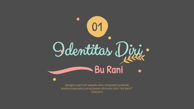 Salindia tugas biografi weni n.i | PPTX