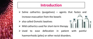 Saline cathartics | PDF