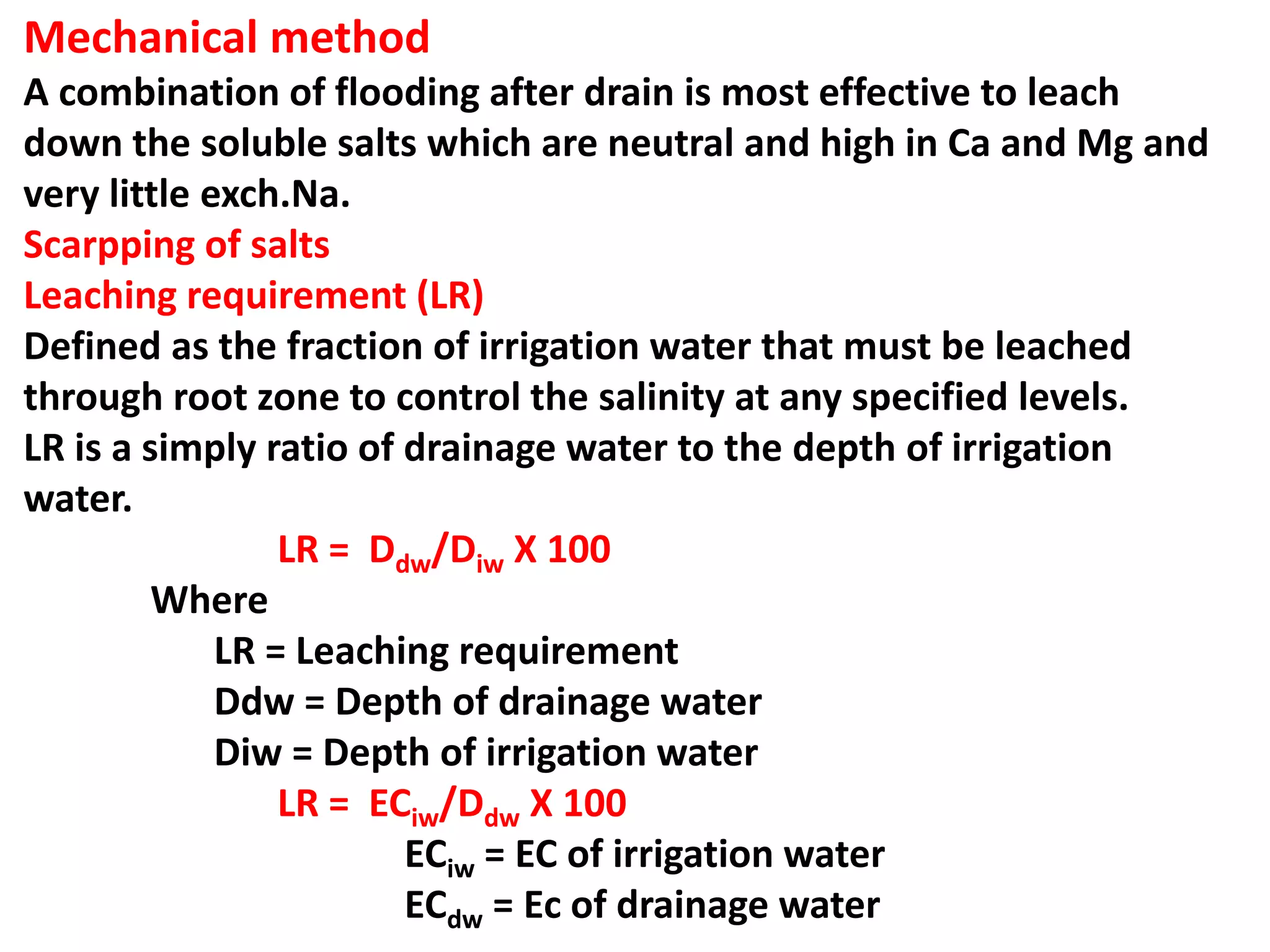Salt Affected Soils and Their Management | PPTX