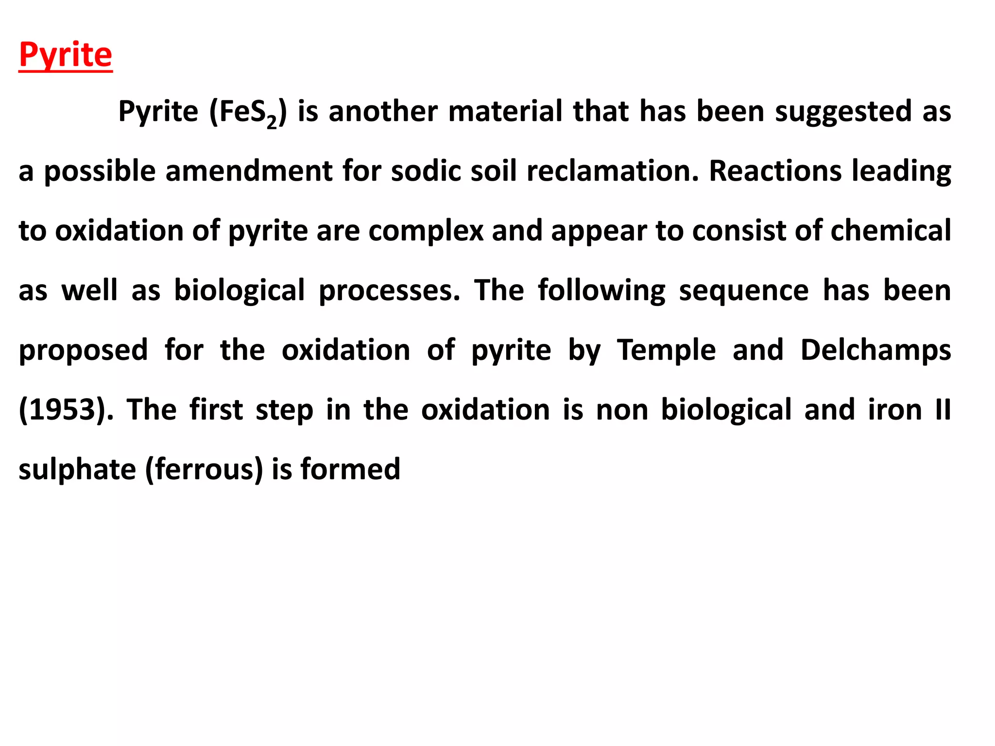 Salt Affected Soils and Their Management | PPTX