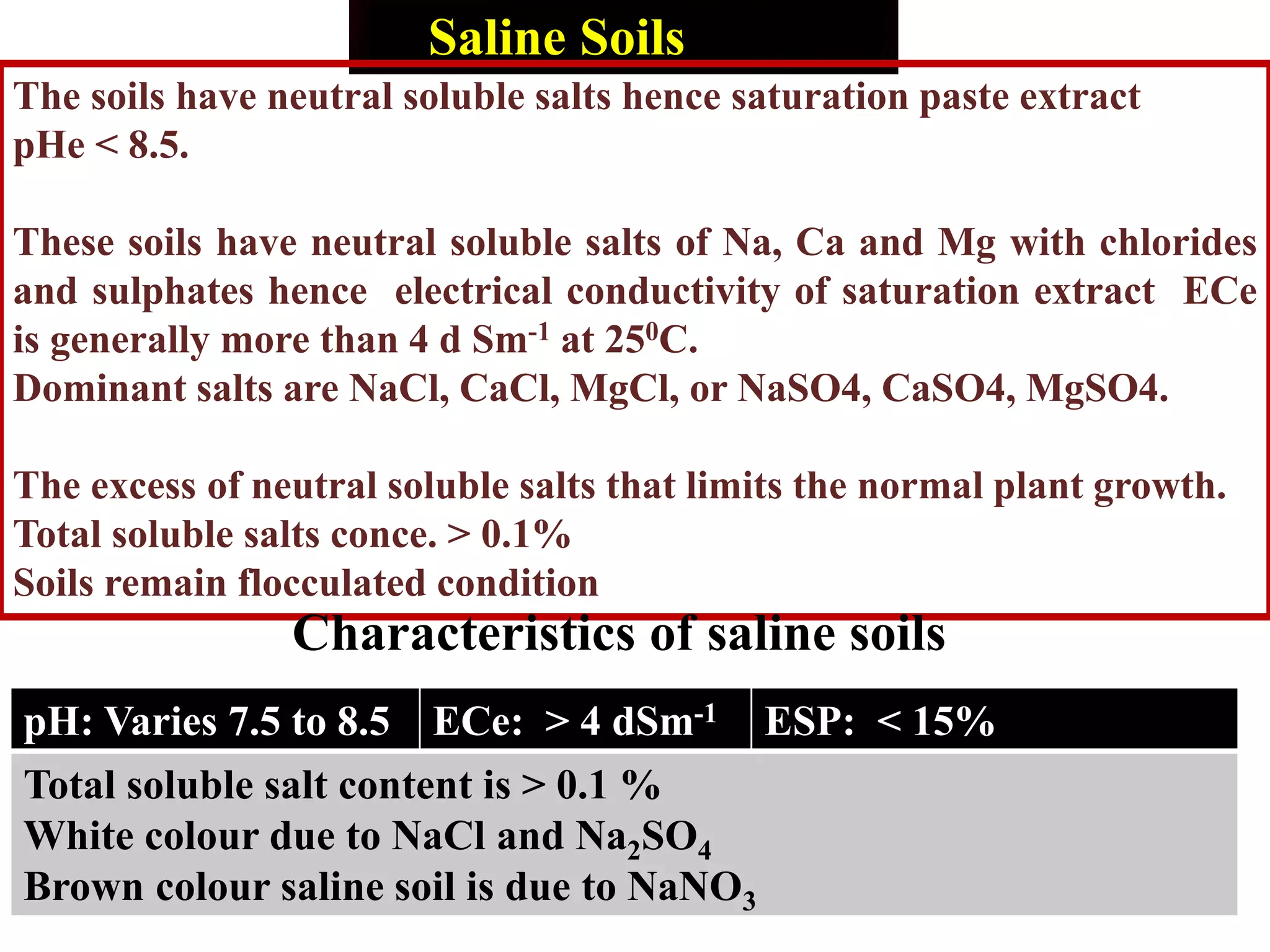 Salt Affected Soils and Their Management | PPTX