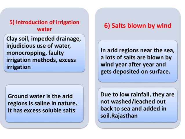 Salt Affected Soils and Their Management | PPTX | Developmental Sites ...