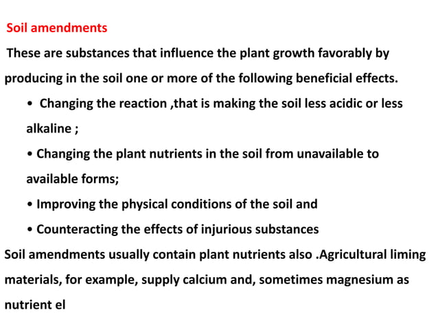 Salt Affected Soils and Their Management | PPTX | Developmental Sites ...