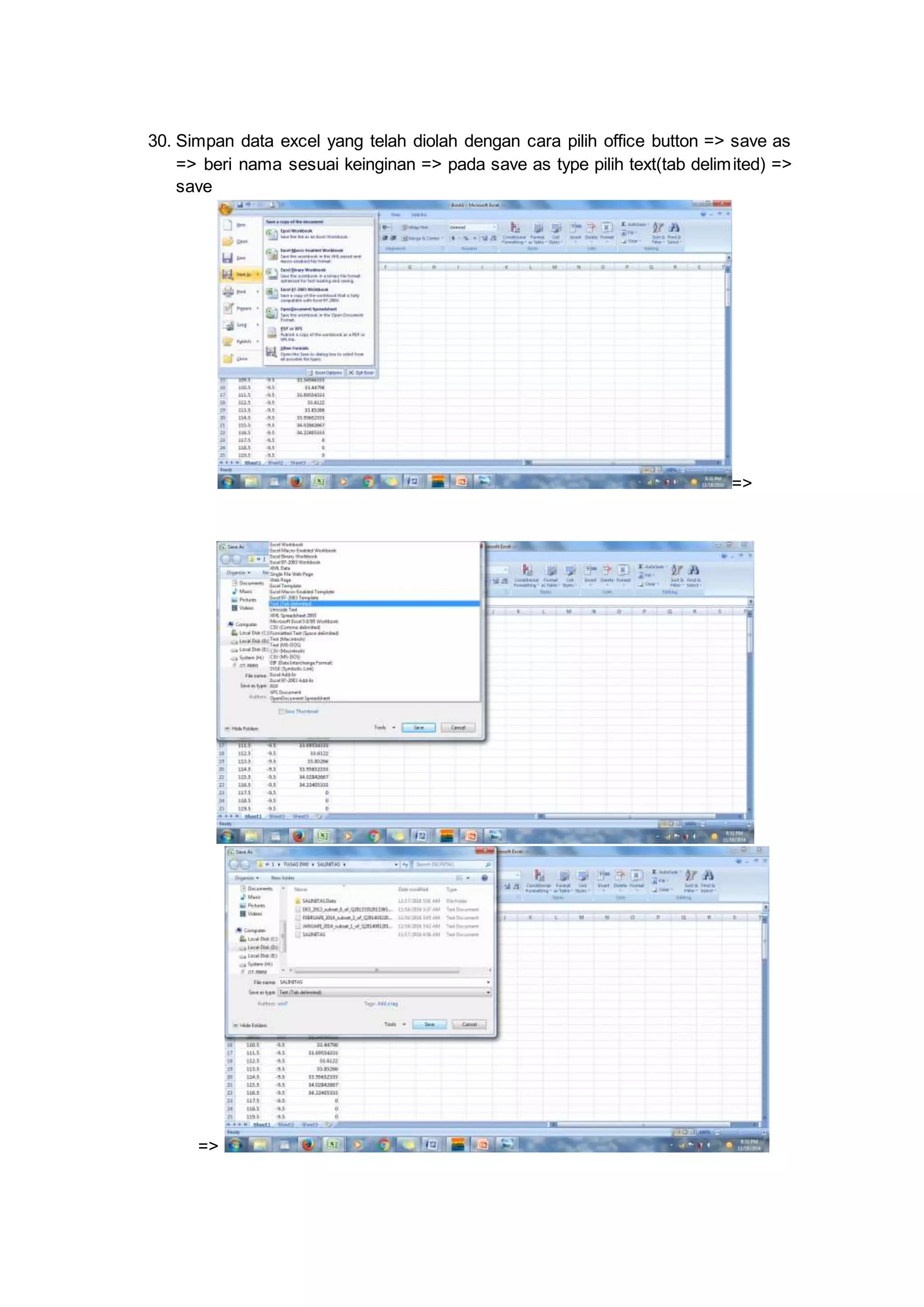 Tutorial pengolahan data salinitas menggunakan aplikasi SeaDas, Excel dan ODV (Ocean Data View ...