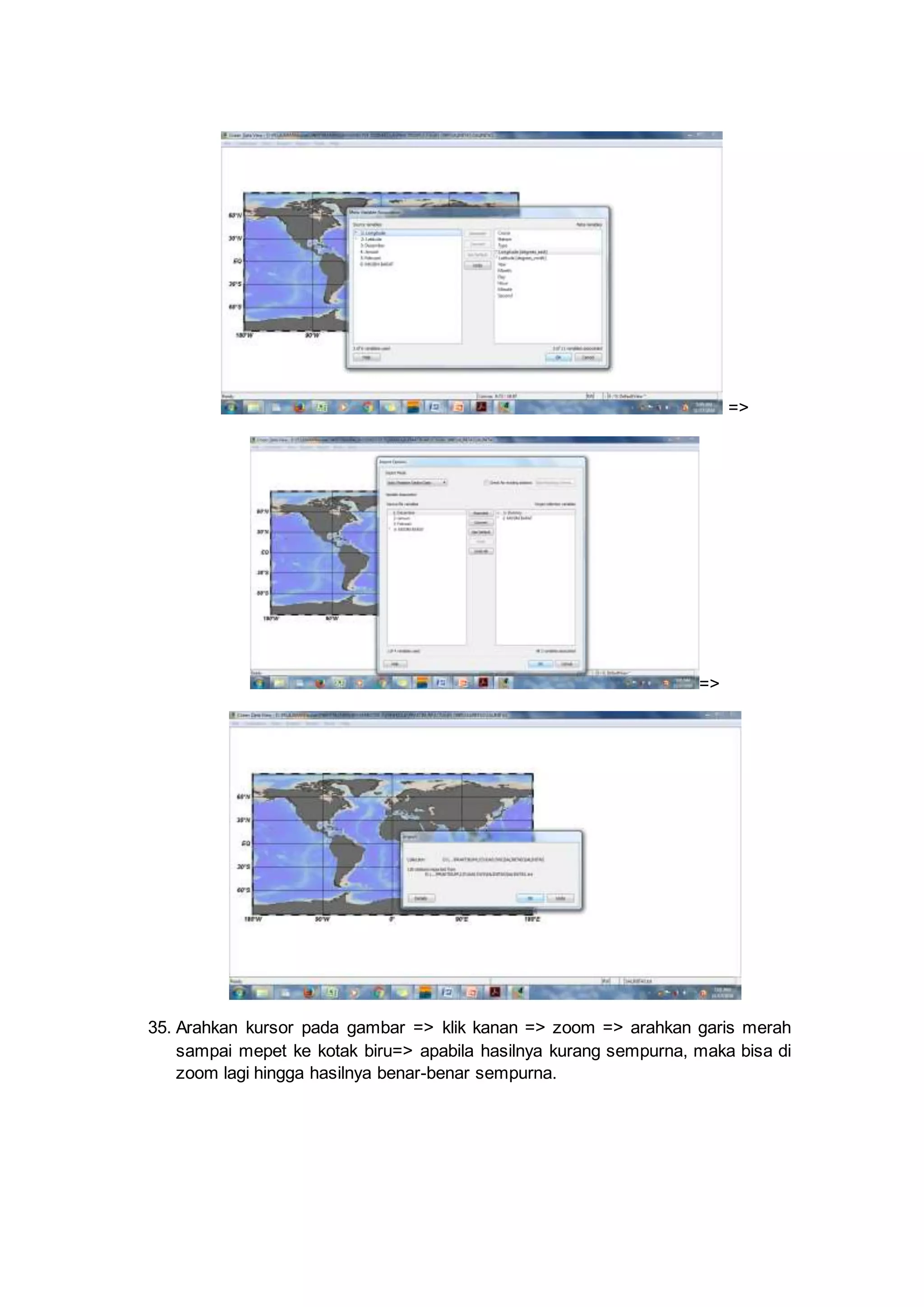 Tutorial pengolahan data salinitas menggunakan aplikasi SeaDas, Excel dan ODV (Ocean Data View ...