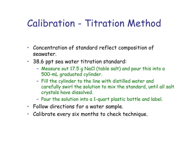 Salinity | PPT | Chemistry | Science