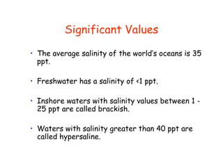 Salinity | PPT
