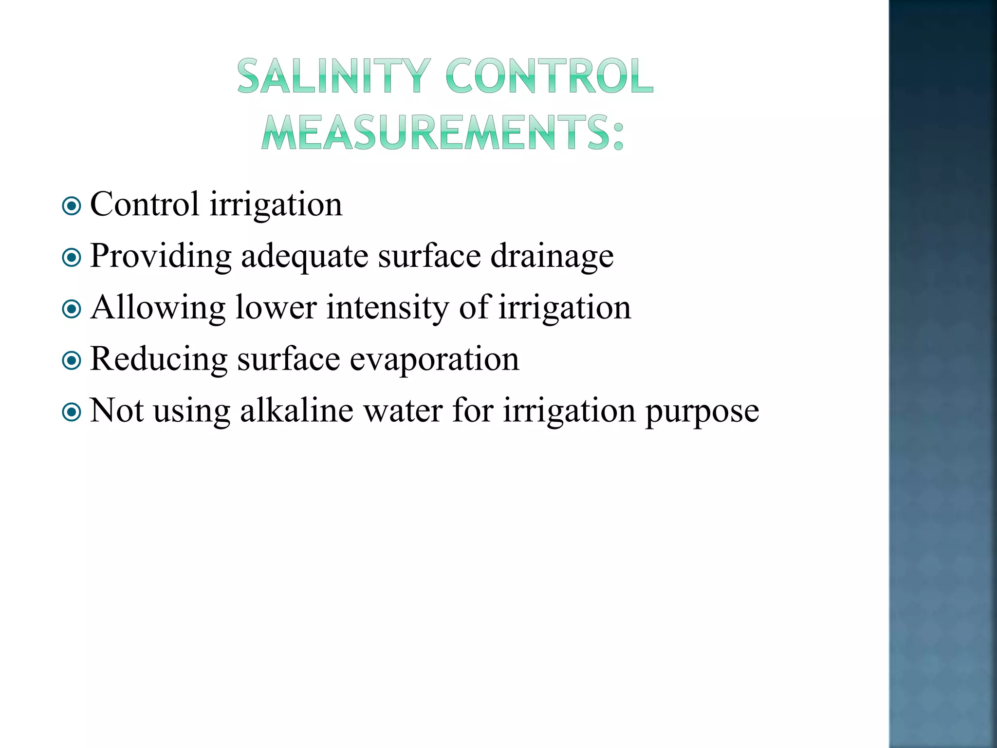 Salinity and Types of Salinity | PPTX