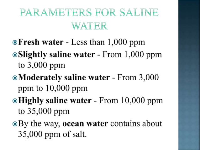 Salinity and Types of Salinity | PPTX | Agriculture | Industries