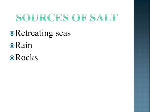 Salinity and Types of Salinity | PPTX | Agriculture | Industries