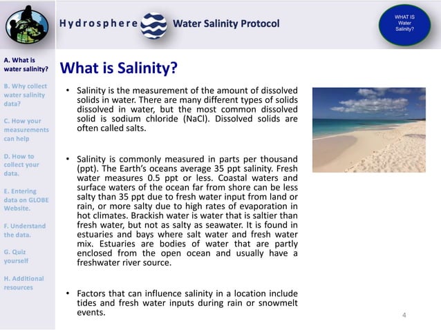 SALINITY.pptx | Chemistry | Science