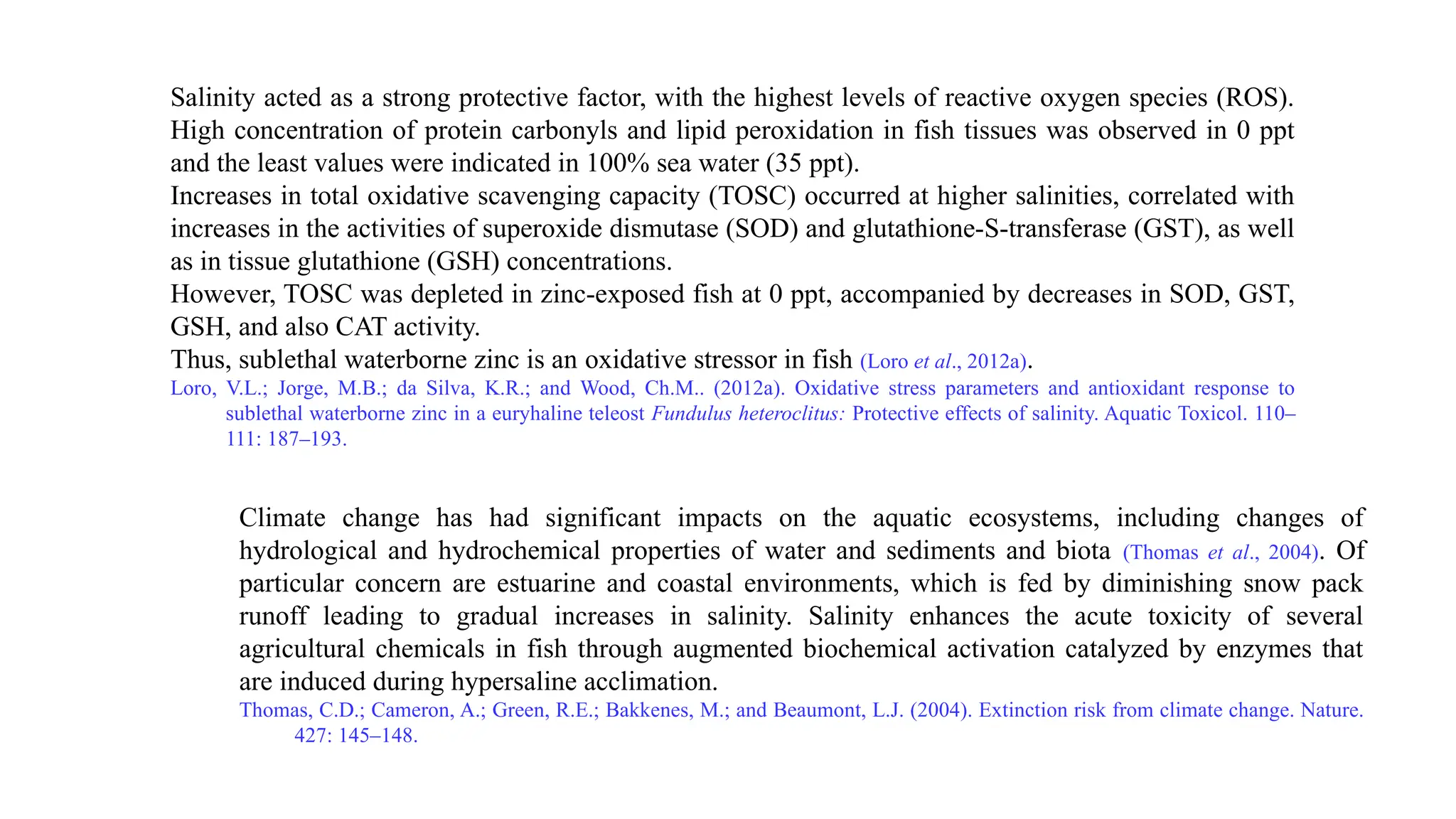 Salinity and Stress during osmoregulation.pptx