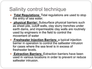 Salinity risk assessment in bangladesh | PPT