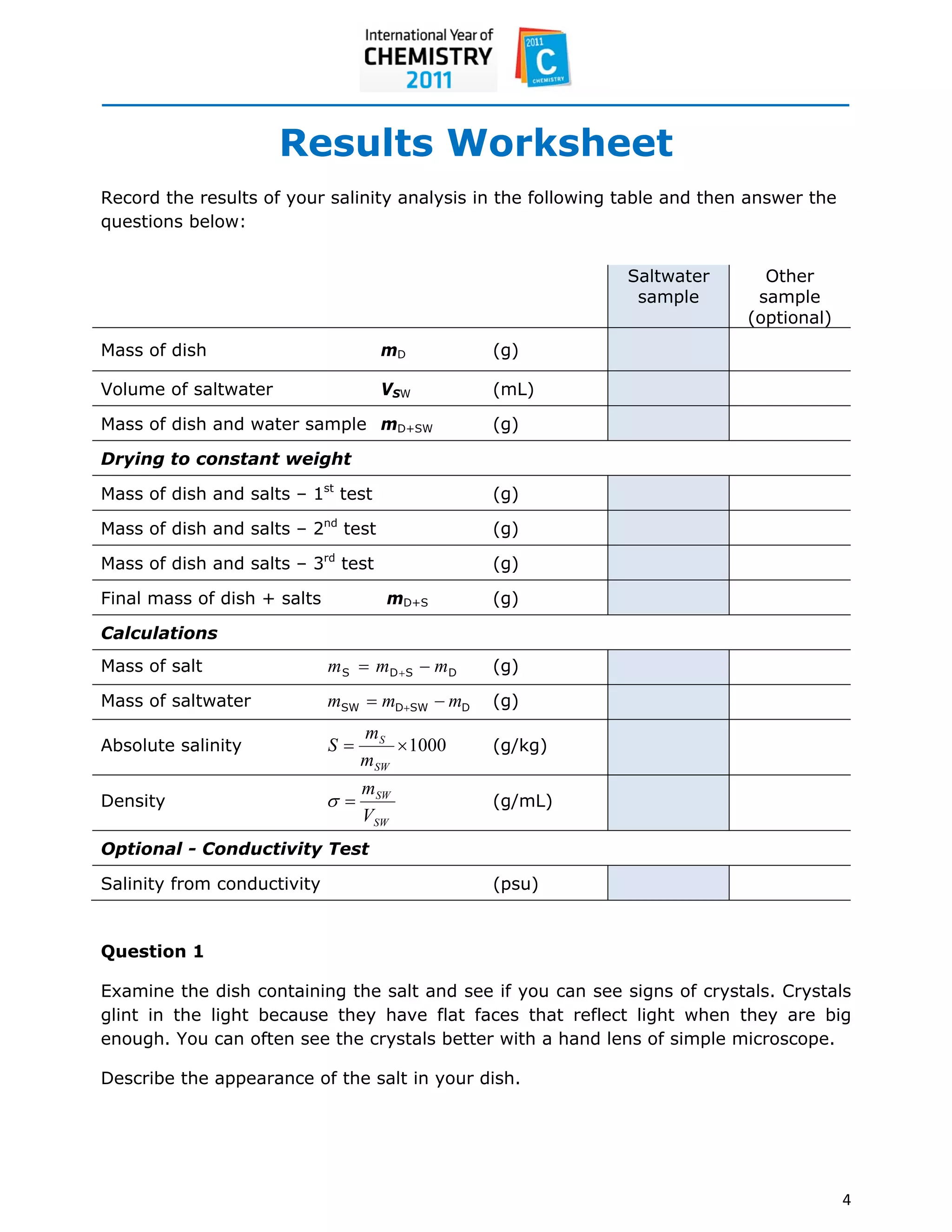 Salinity—salty waters | PDF