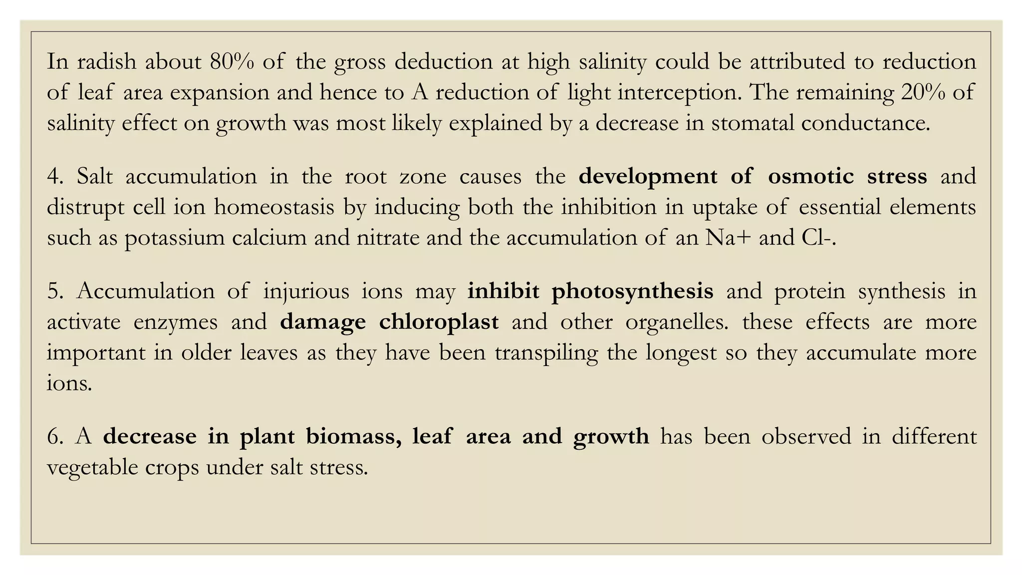 Salinity stress | PPTX