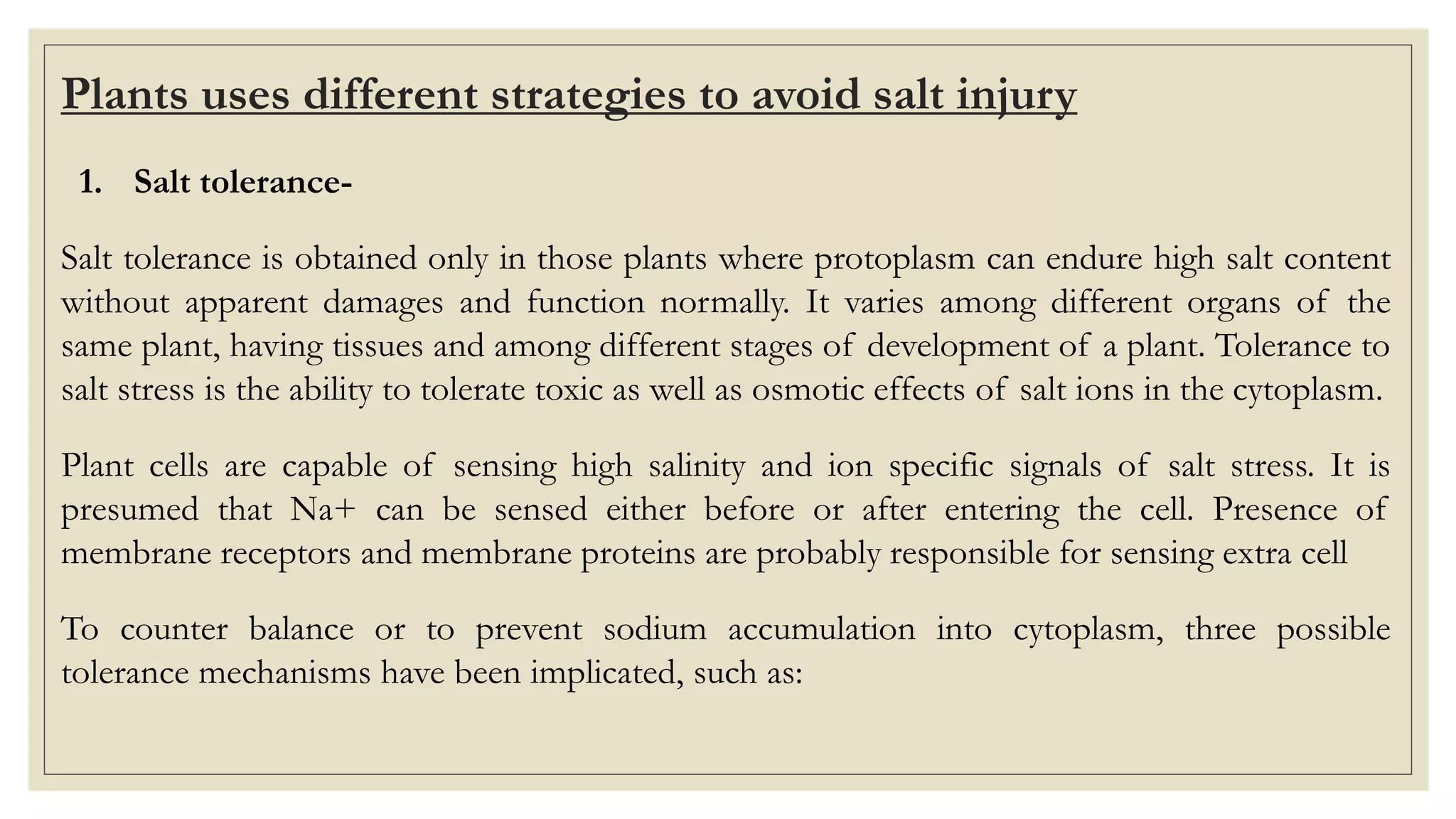 Salinity stress | PPTX