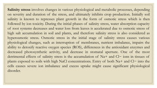 Salinity stress | PPTX