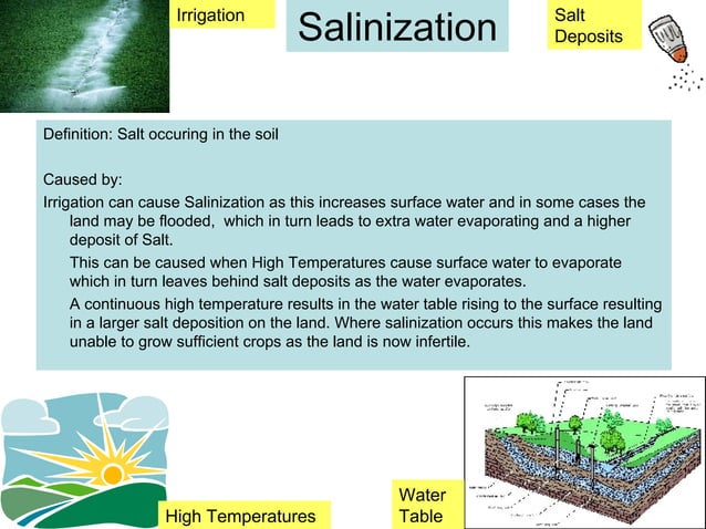 Salinization and Soil Erosion | PPT