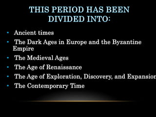 Structural Components of Time in History | PPTX