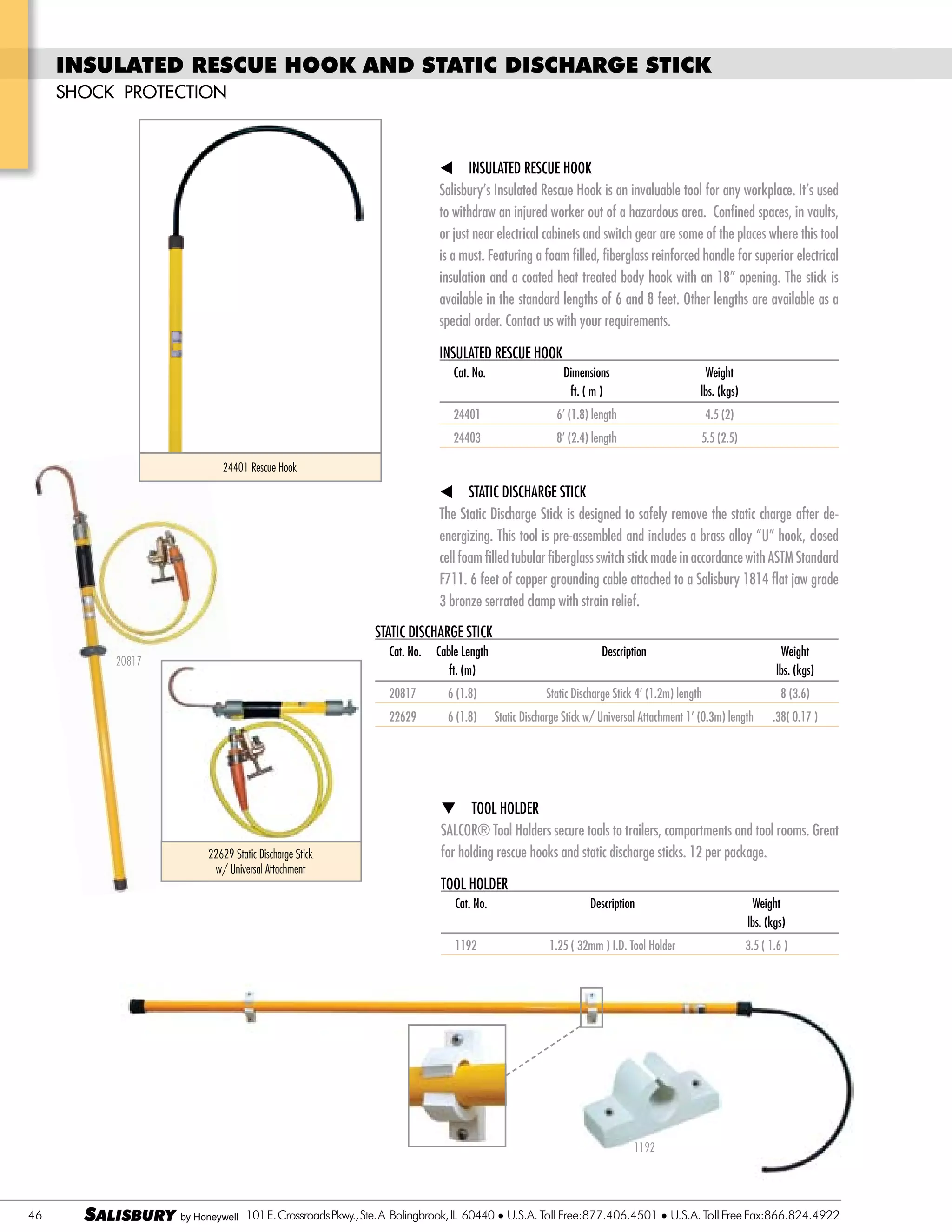 Salisbury Static Discharge Stick - Salisbury Electrical Safety ...