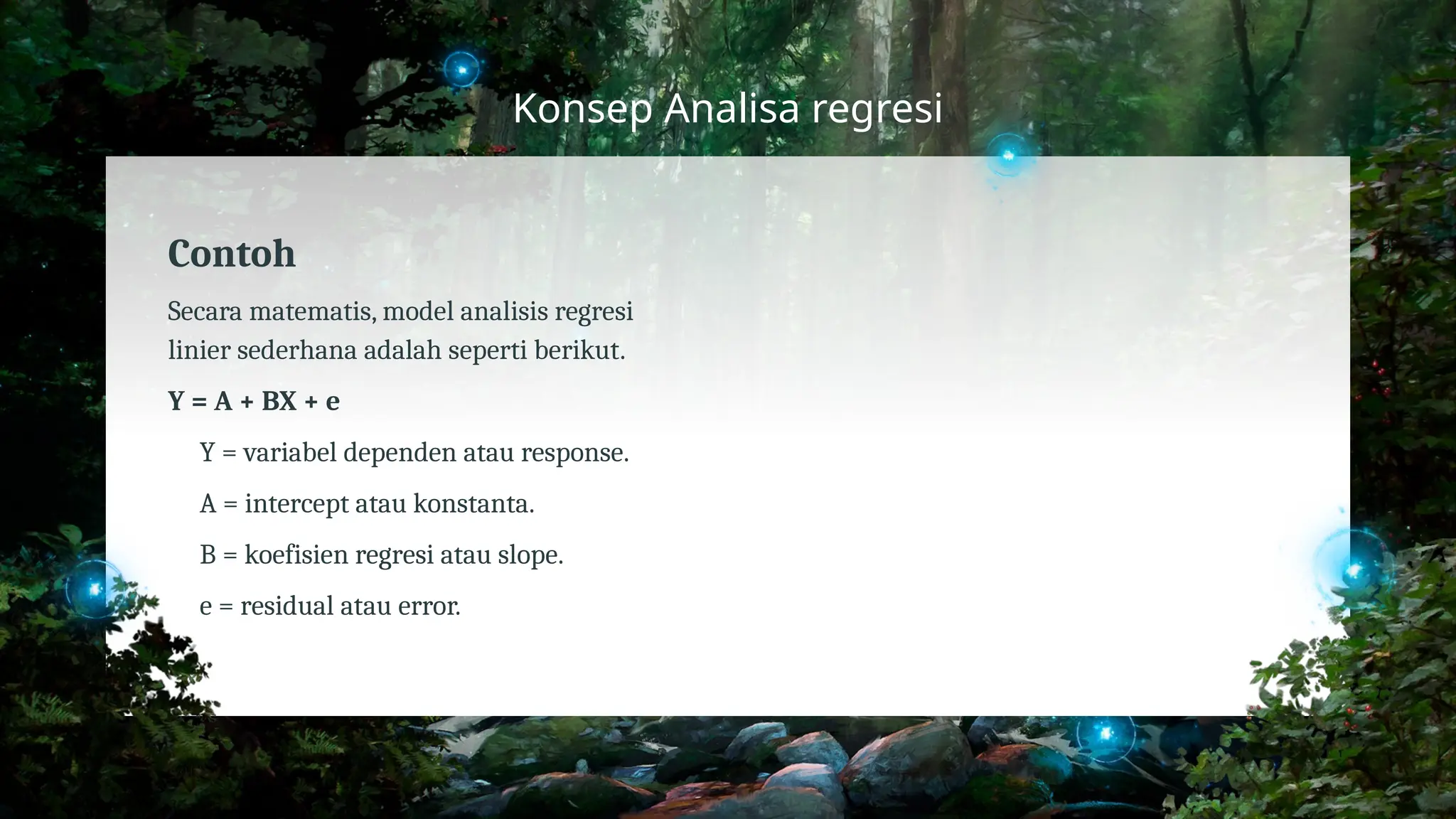 Konsep Analisis Regresi Dan Tahapan Uji statistik dalam model analisis ...