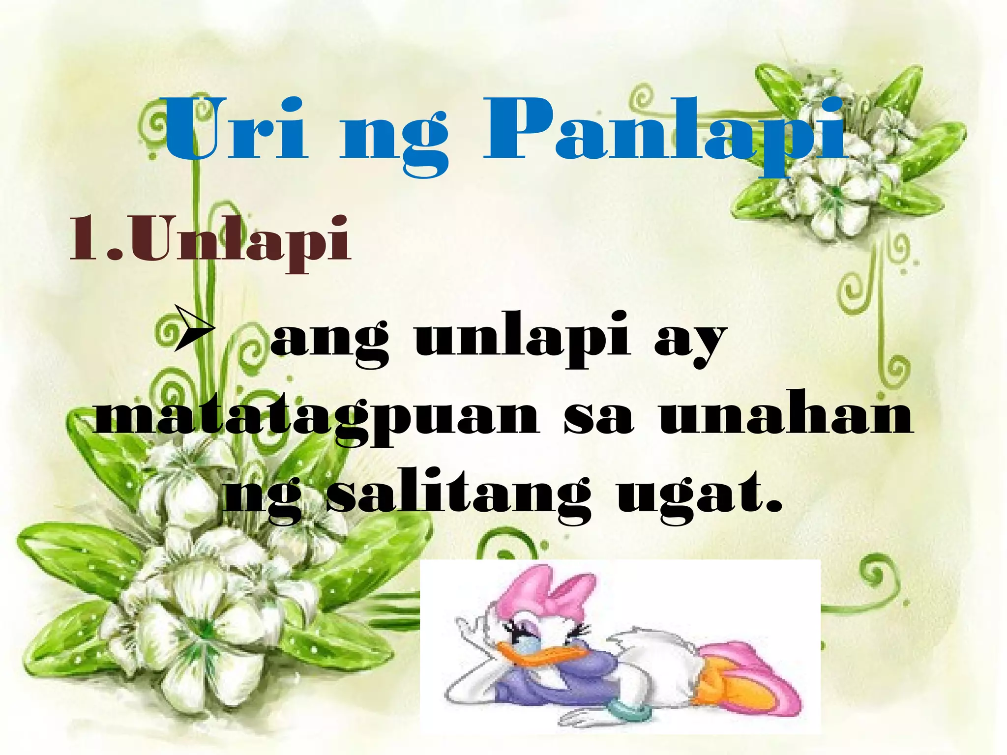 Salitang Ugat at Panlapi | PPT
