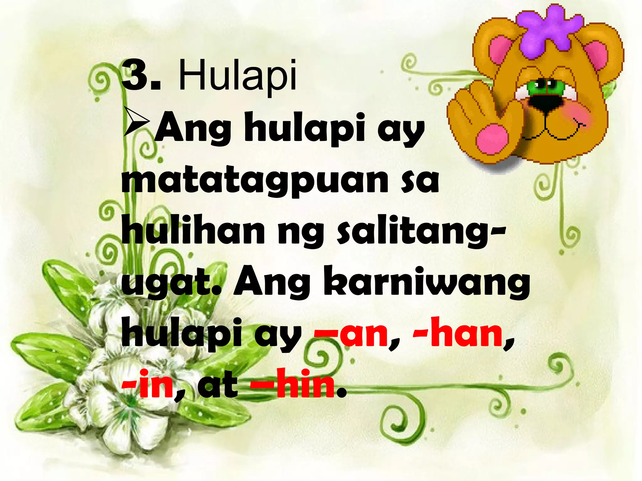 Salitang Ugat at Panlapi | PPT