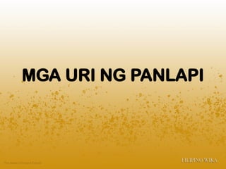 Kasanayan sa Filipino: Salitang ugat at panlapi | PPTX