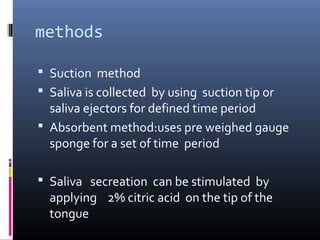 Saliva | PPT