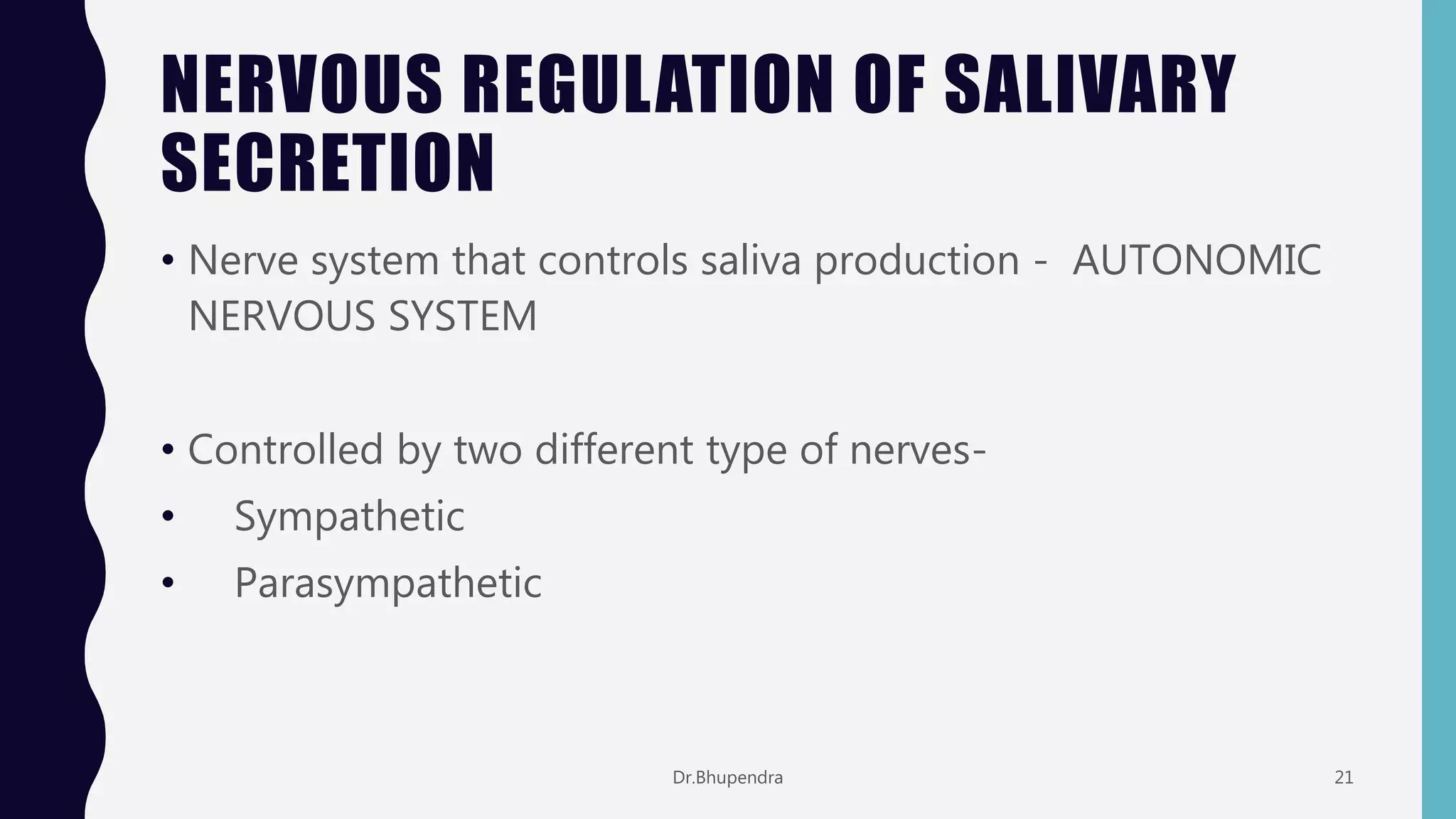 Saliva and its prosthodontic considerations | PPTX