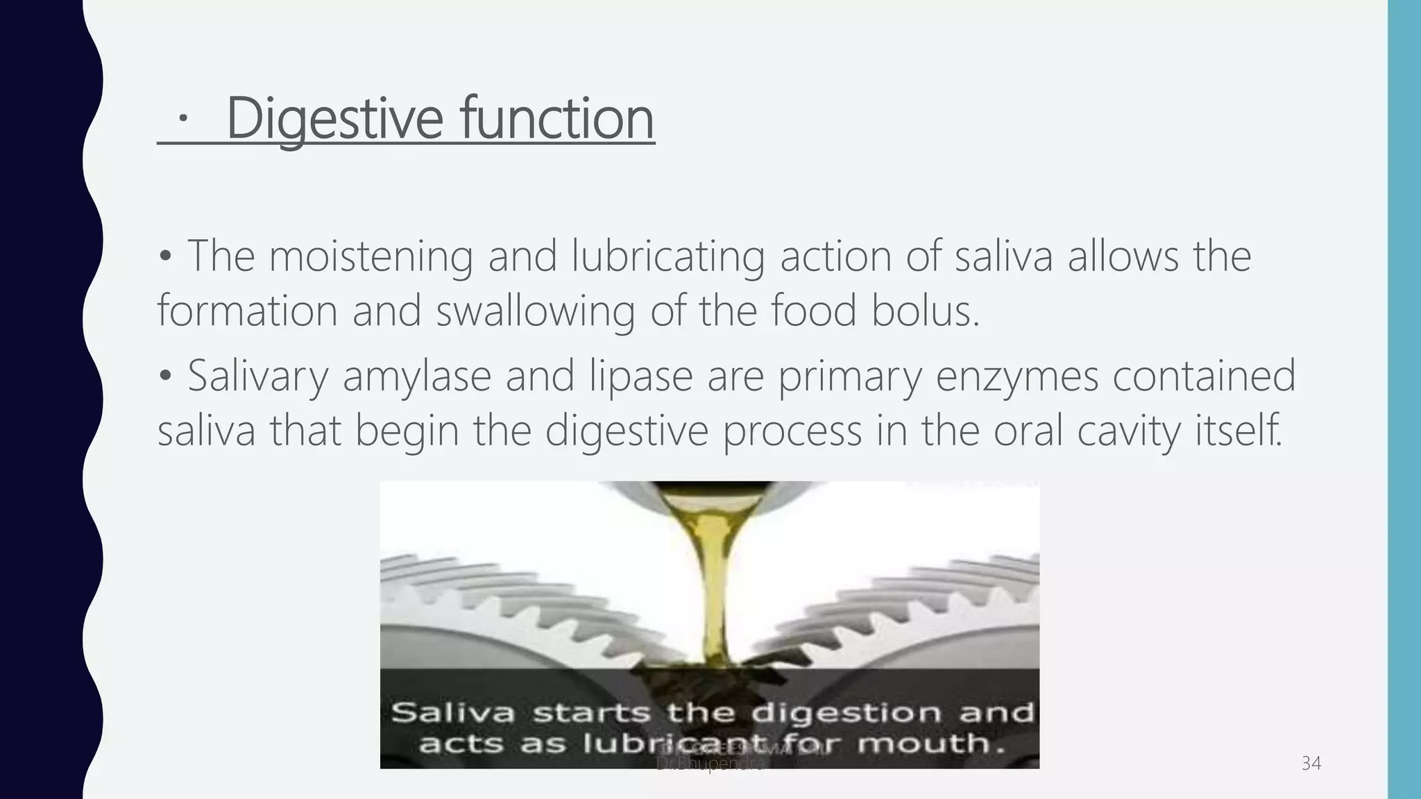 Saliva and its prosthodontic considerations | PPTX