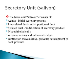 chemical composition and function of slaiva | PPT