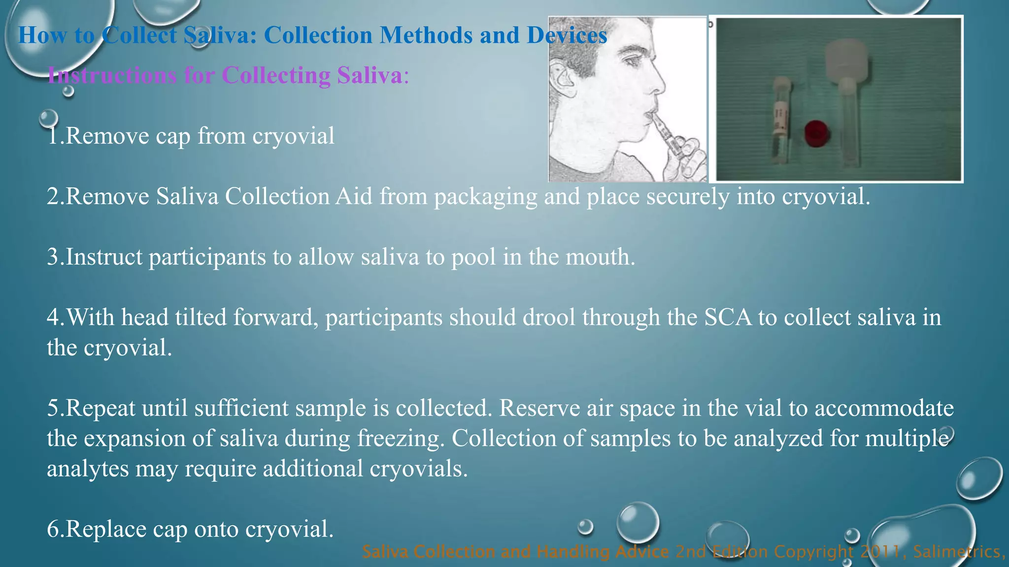 Saliva - Diagnostic Tool | PPTX