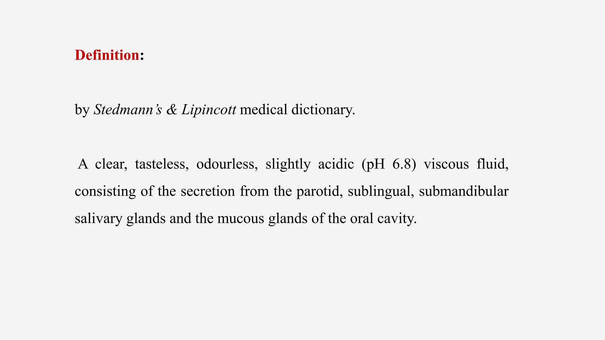 Saliva as a Diagnostic Tool | PPTX