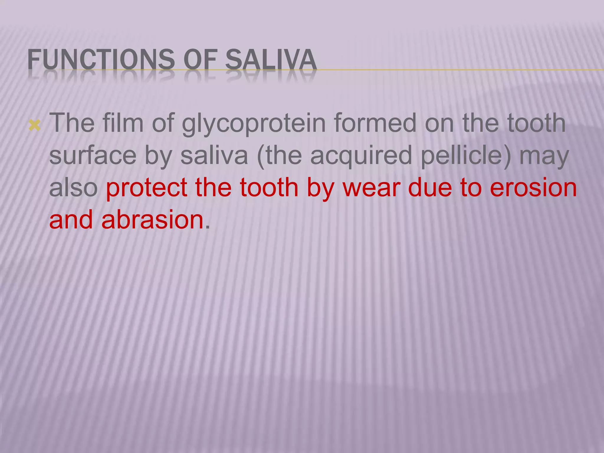 Saliva and caries | PPTX