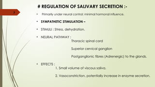 Saliva and It's Applied Aspect Mbbs Physiology | PPTX