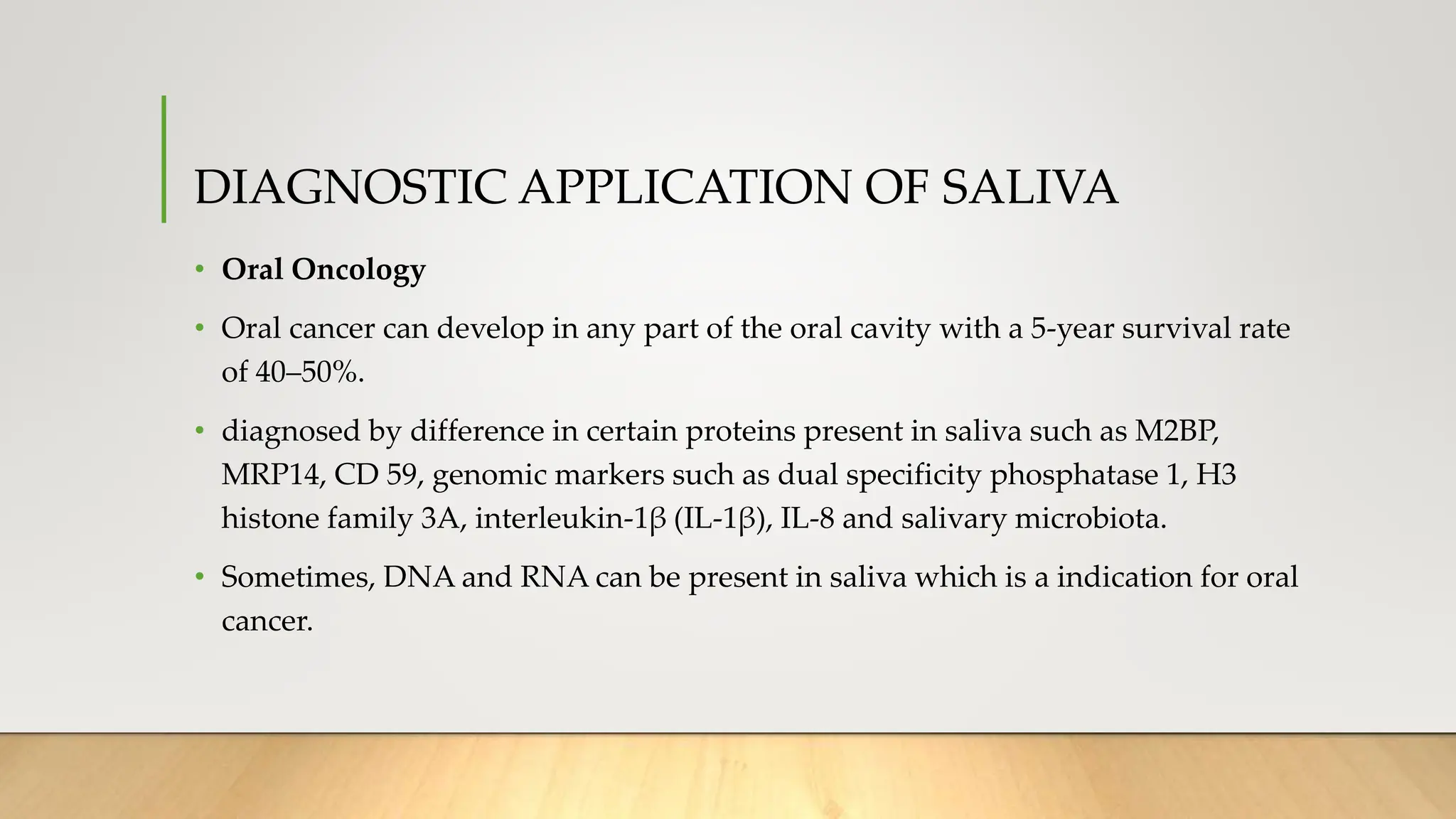 SALIVA AS A DIAGNOSTIC TOOL.pptx