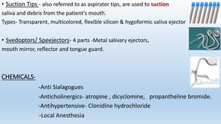 Saliva in prosthodontics | PPTX