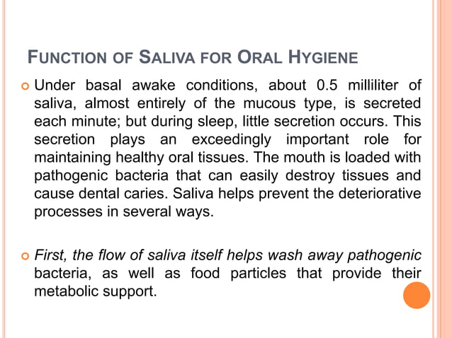 Saliva its anatomy and physiology of salivary glands | PPTX | Ear, Nose ...
