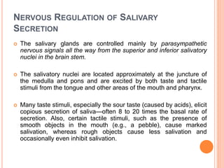 Saliva its anatomy and physiology of salivary glands | PPTX