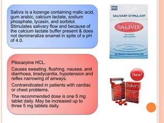 Saliva its anatomy and physiology of salivary glands | PPTX