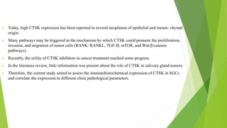 salivary gand carcinoma of high level .pptx