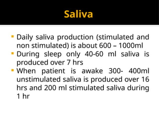 Salivary gland and saliva Oral medicine imp | PPTX