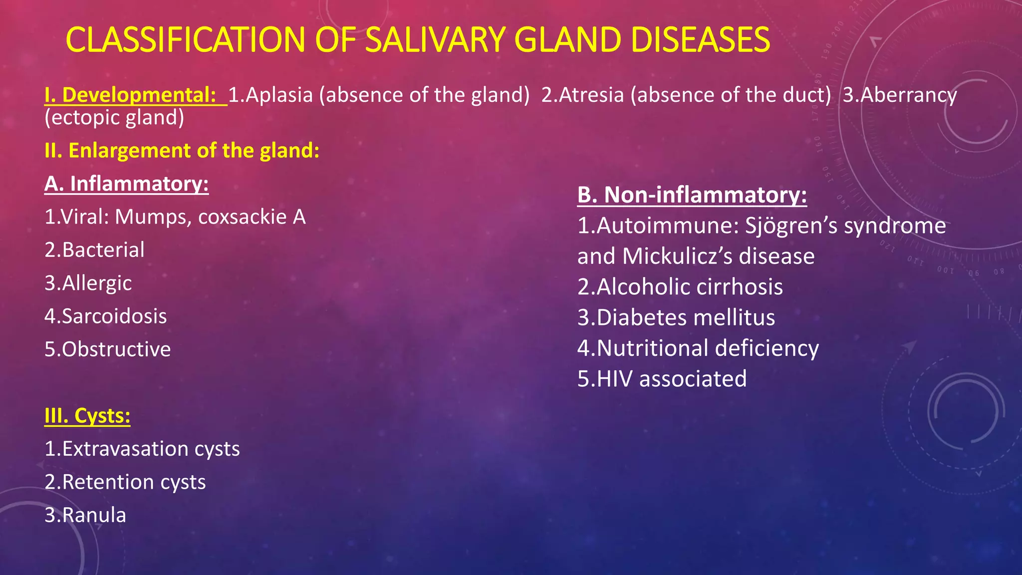 Salivary gland disease | PPTX