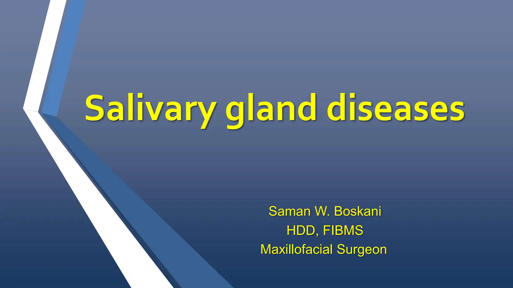 salivary gland disease.pptvt4g6yhg6ygyyy | PPT