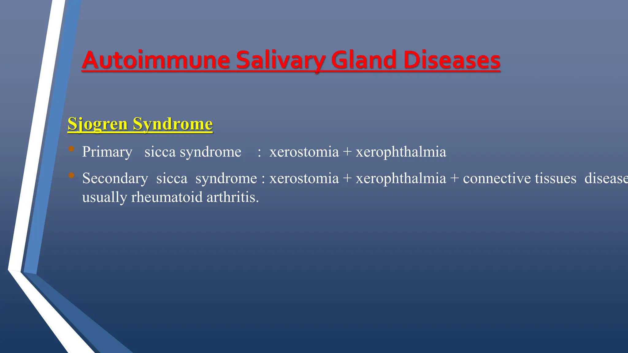 salivary gland disease.pptvt4g6yhg6ygyyy | PPT