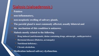 salivary gland disease.pptvt4g6yhg6ygyyy | PPT