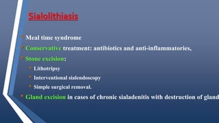 salivary gland disease.pptvt4g6yhg6ygyyy | PPT