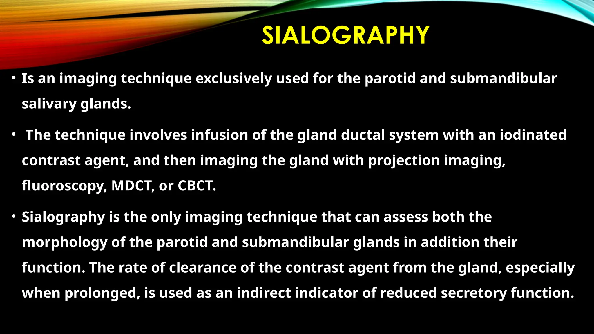 imaging of the Salivary Gland Diseases.pptx